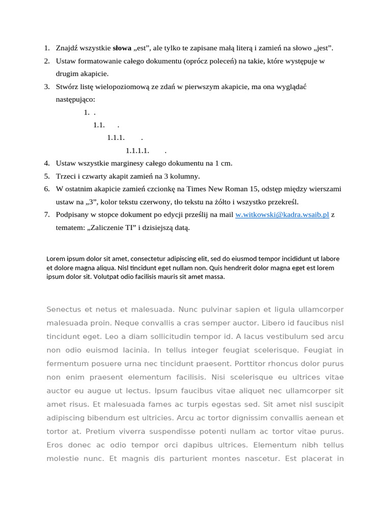 Słowa: W.witkowski@kadra - Wsaib.pl | PDF