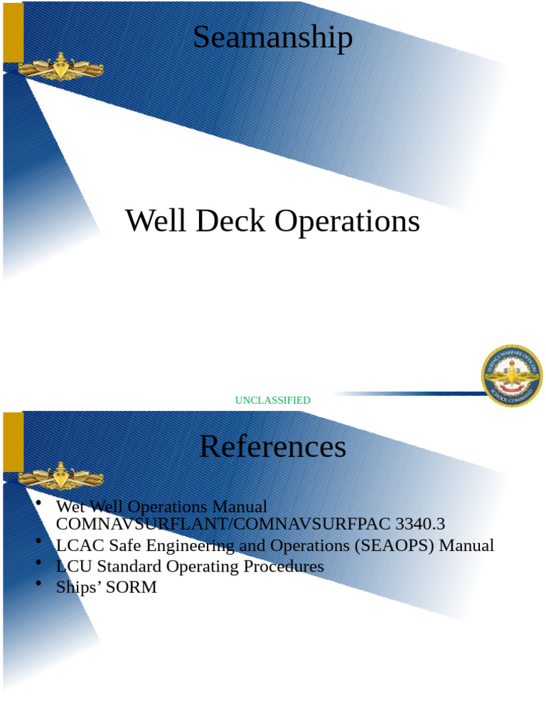 Well Deck Operations HPRR 2015 UPDATES | PDF