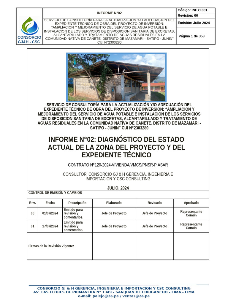 Informe #02 - Cañete - Rev. 01 | PDF