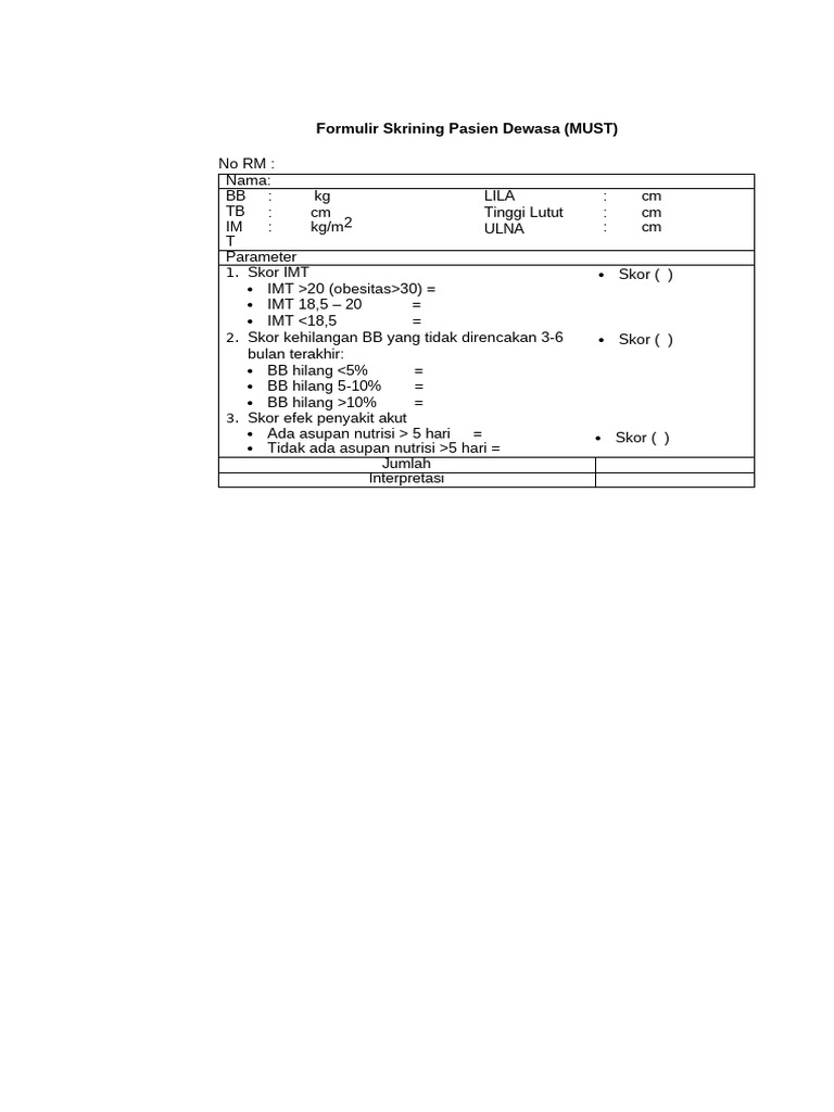 Form Must NCP Monev | PDF