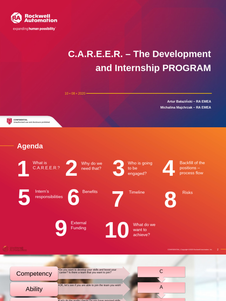 Career - Internship and Development Plan | PDF