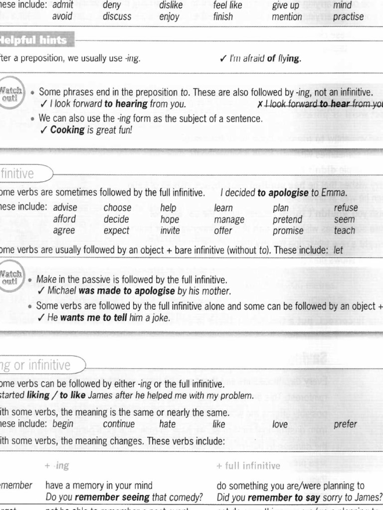 Handout On V-Ing | PDF