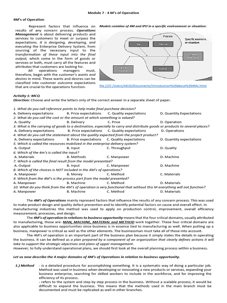 Q2 Module 7 4Ms Oct 1 2024 | PDF