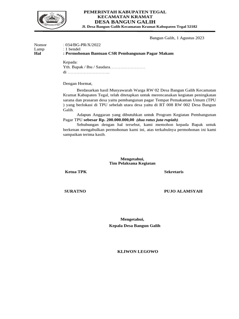 Proposal Pagar Tpu | PDF
