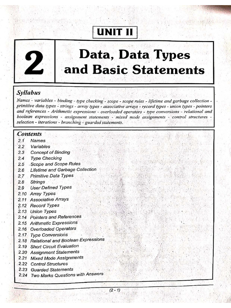 Principal of Programing Languages | PDF