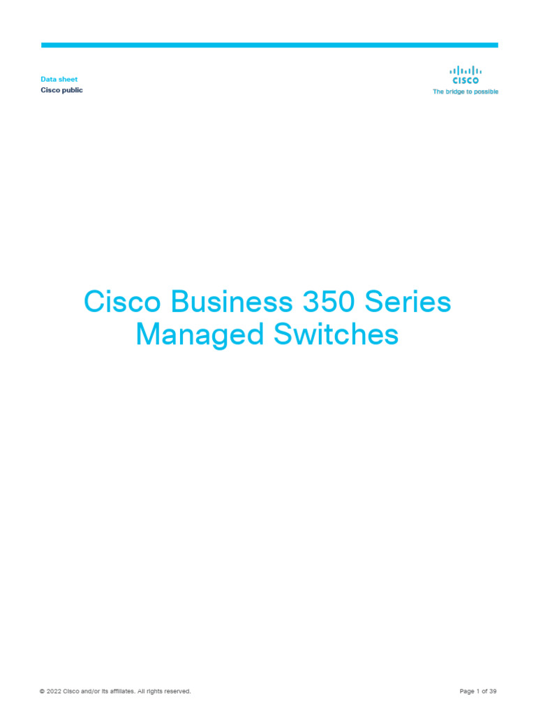 Cisco - Datasheet-C78-744156 | PDF