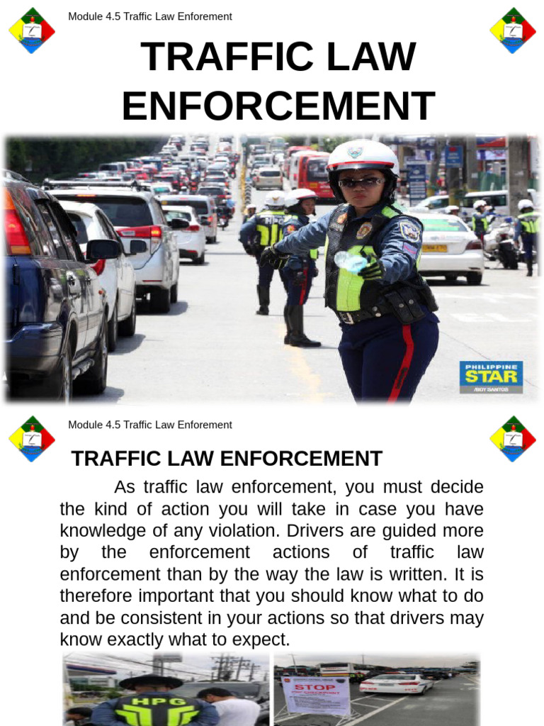 4.5 Traffic Law Enforcement | PDF