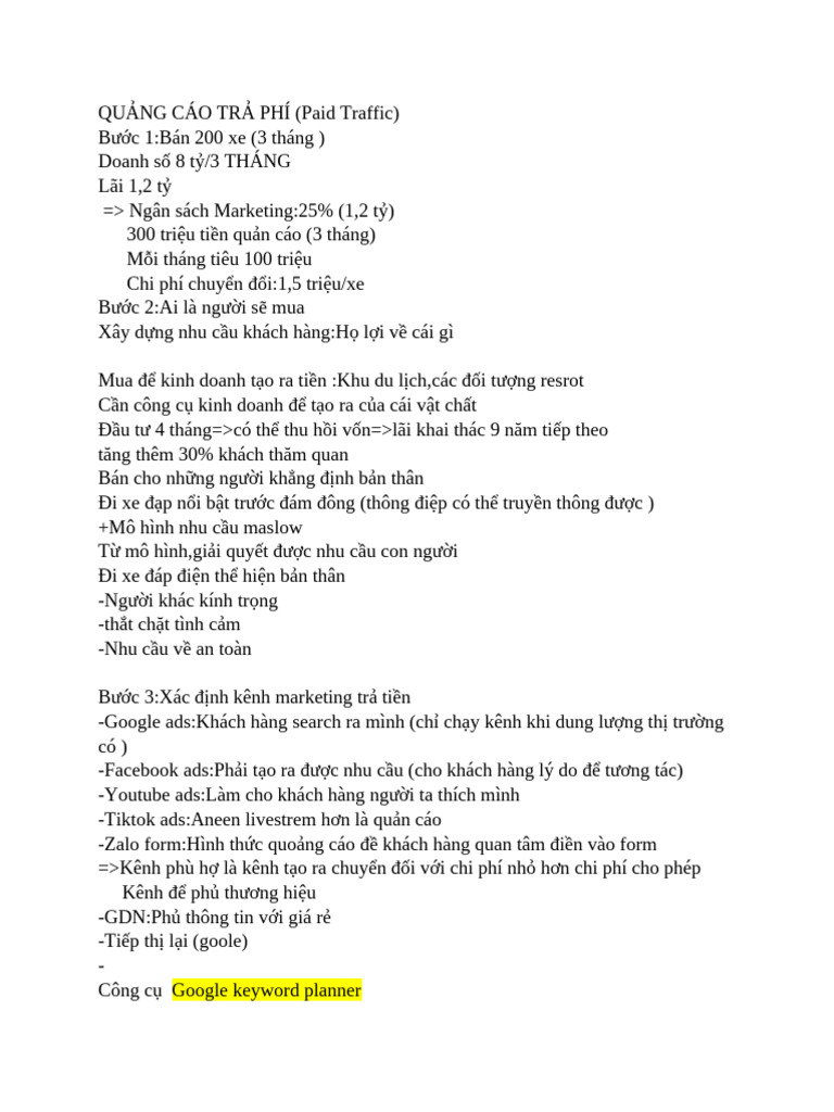 Qu NG Cáo TR Phí | PDF