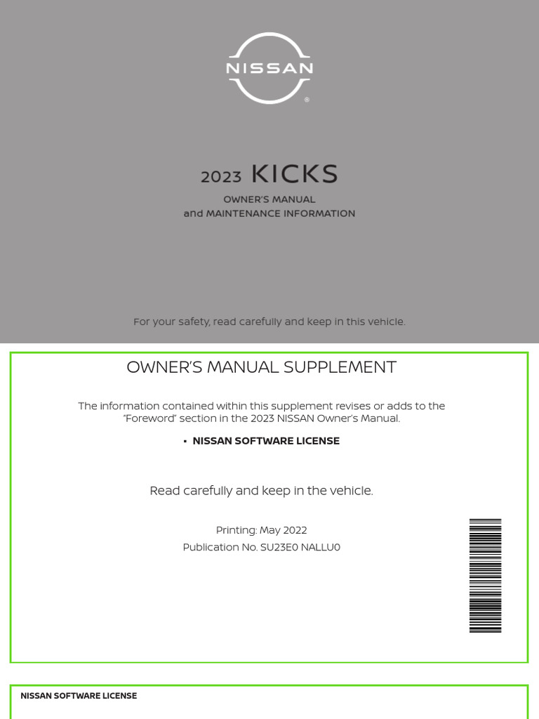 2023 Kicks | PDF