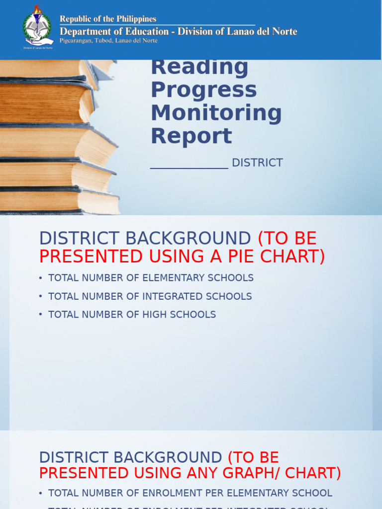 1st Quarter Reading Progress Monitoring Report TEMPLATE | PDF