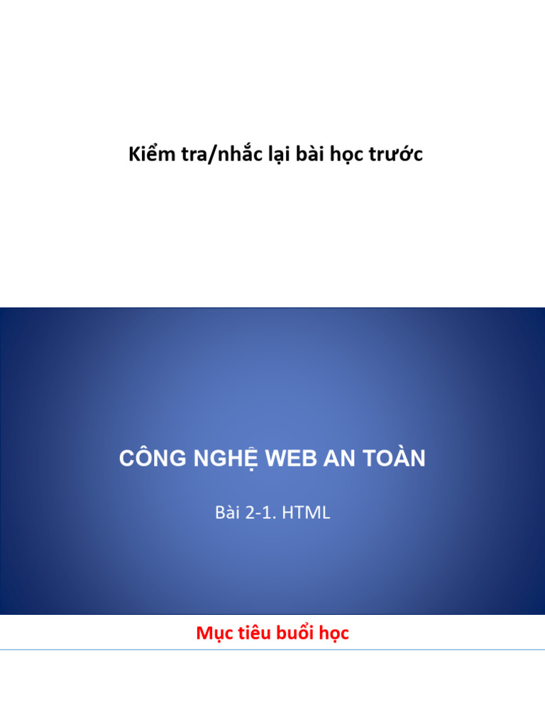 Bai 2.1. HTML | PDF