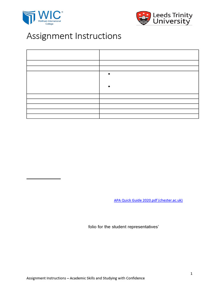 Asignment Brief - ASSWC - COHORT 5 (Updated) | PDF