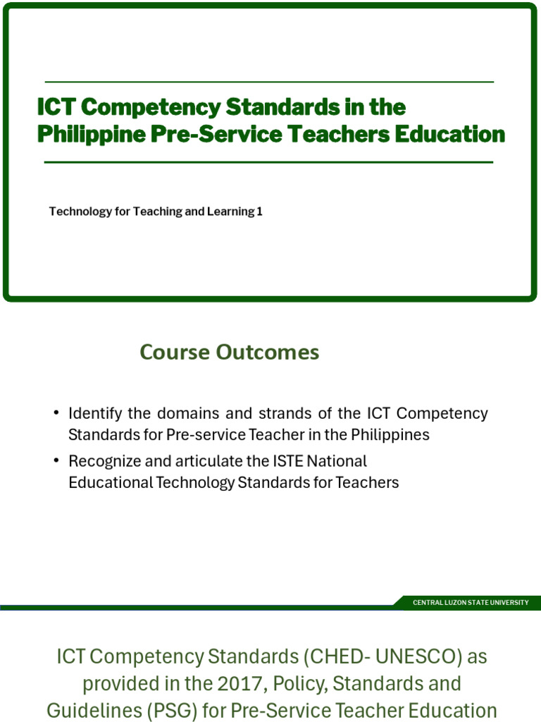 Handout - ICT Competency | PDF