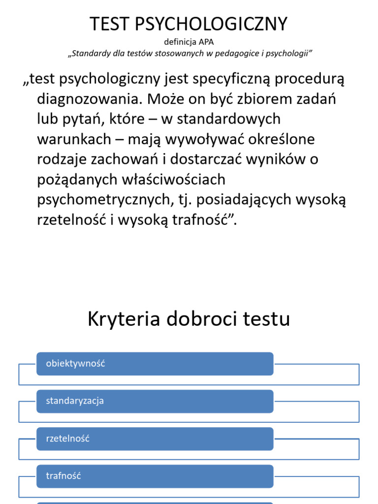 Psychometria w7 | PDF