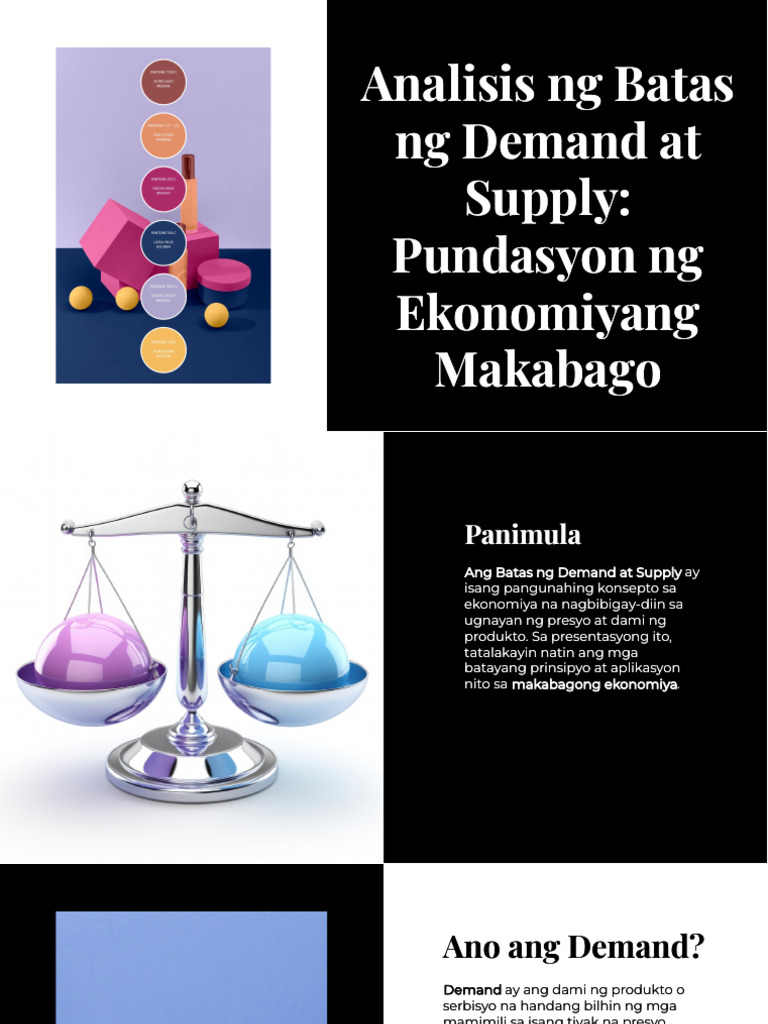 Batas NG Demand at Supply | PDF | Elasticity (Economics) | Microeconomics