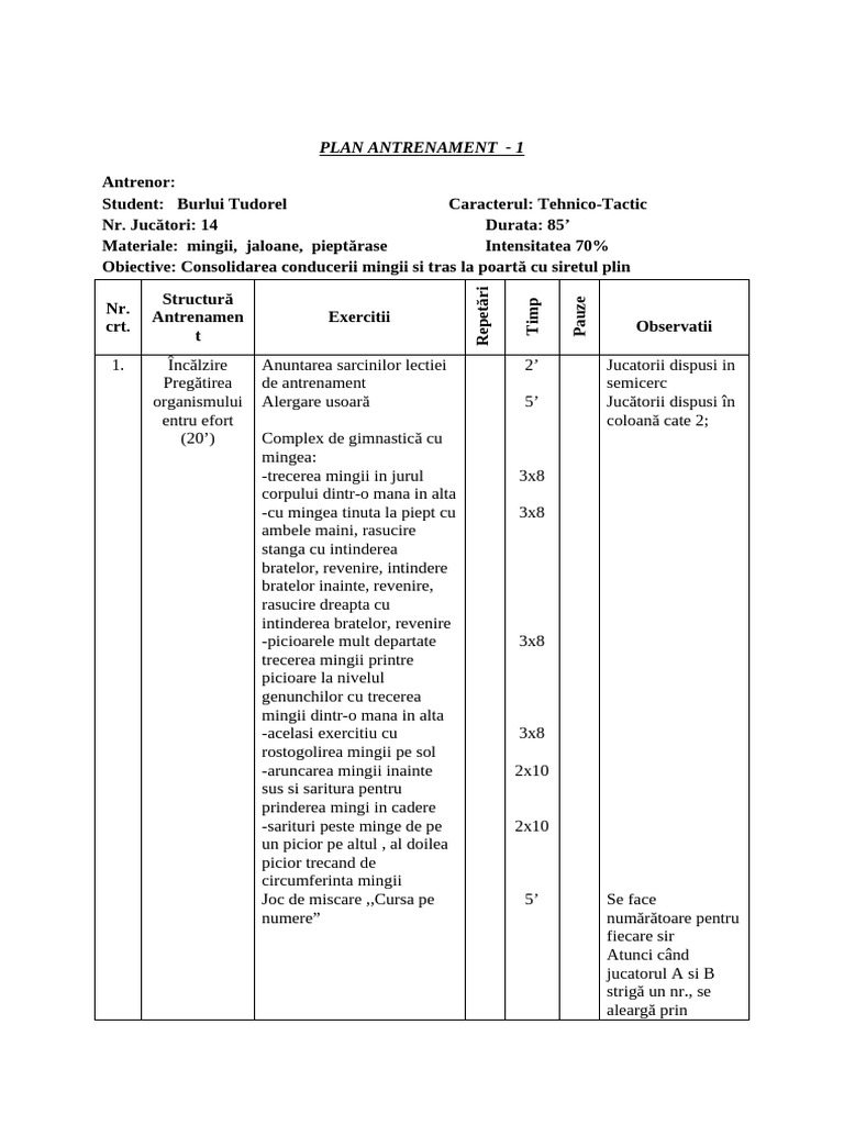 Plan-De-Antrenament 2 | PDF | Tubo de raios catódicos