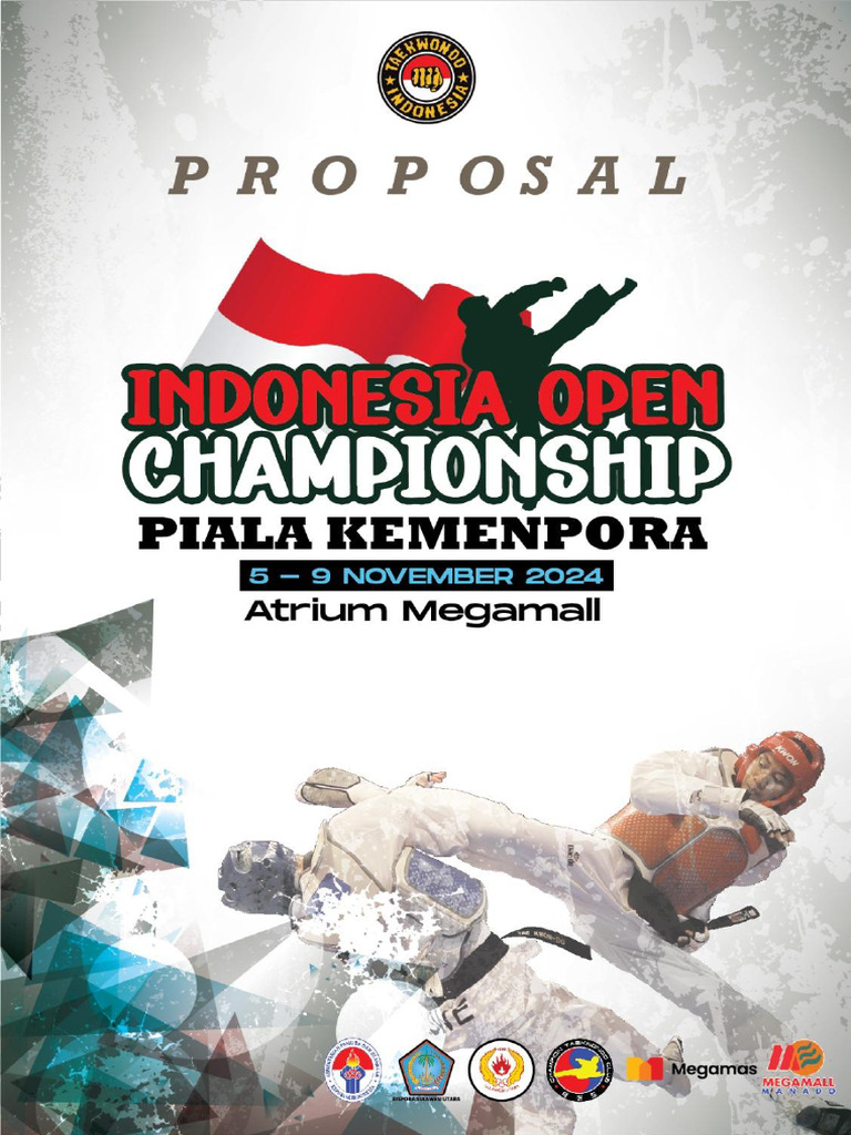PROPOSAL ATLIT Indonesia Open Championship Piala Kemenpora 2024 | PDF