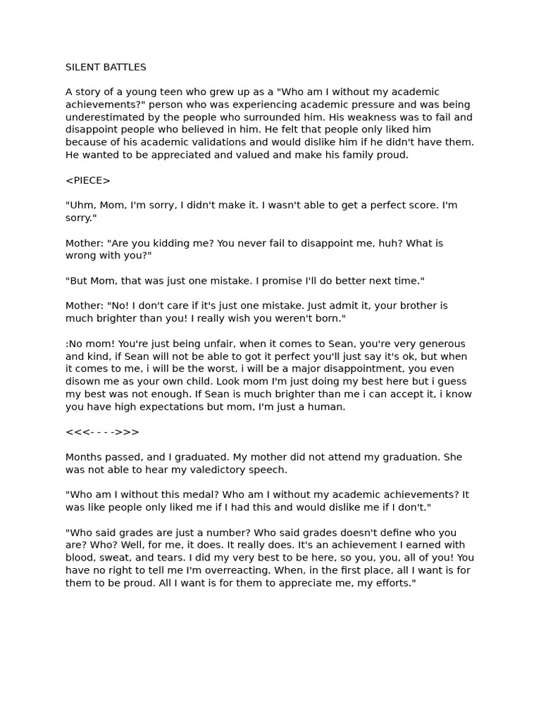 Monologue Final Script | PDF