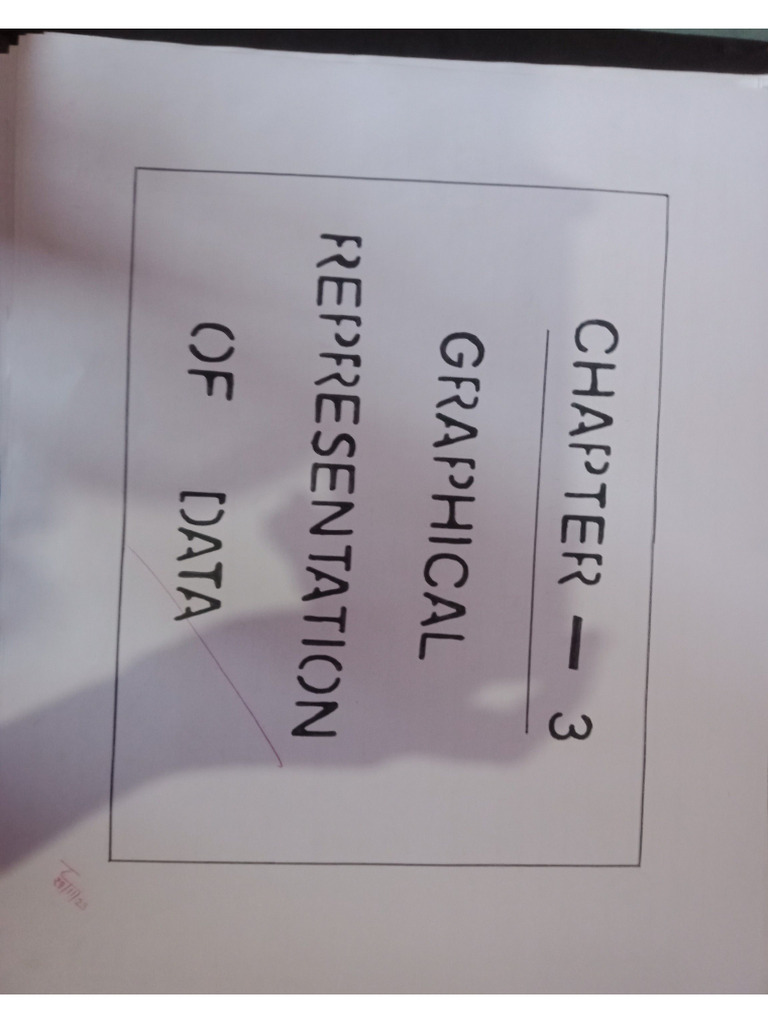 Chapter 3 Graphical Representation of Data | PDF