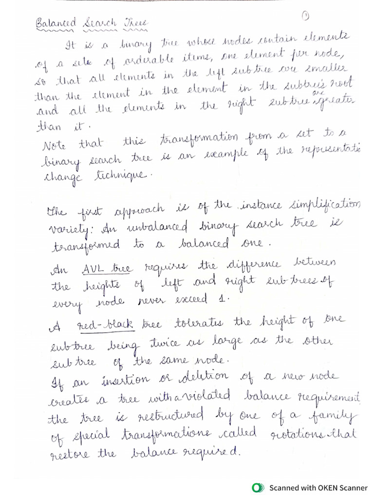 ADA Module 3 & 4 Handwritten Notes | PDF ADA Module 3 & 4 Handwritten Notes | PDF