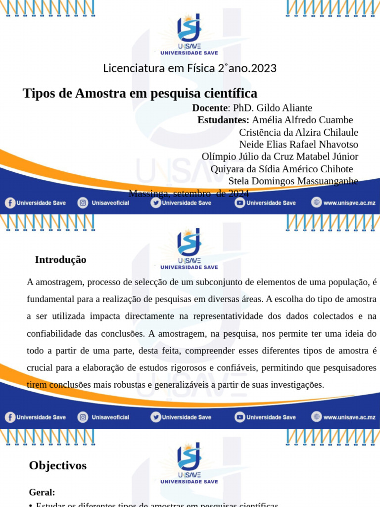 Modelo Slides Unisave 32 | PDF
