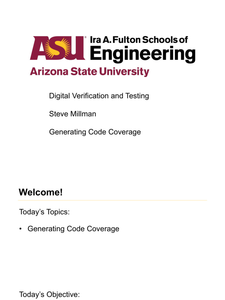 2.2 Generating Code Coverage | PDF