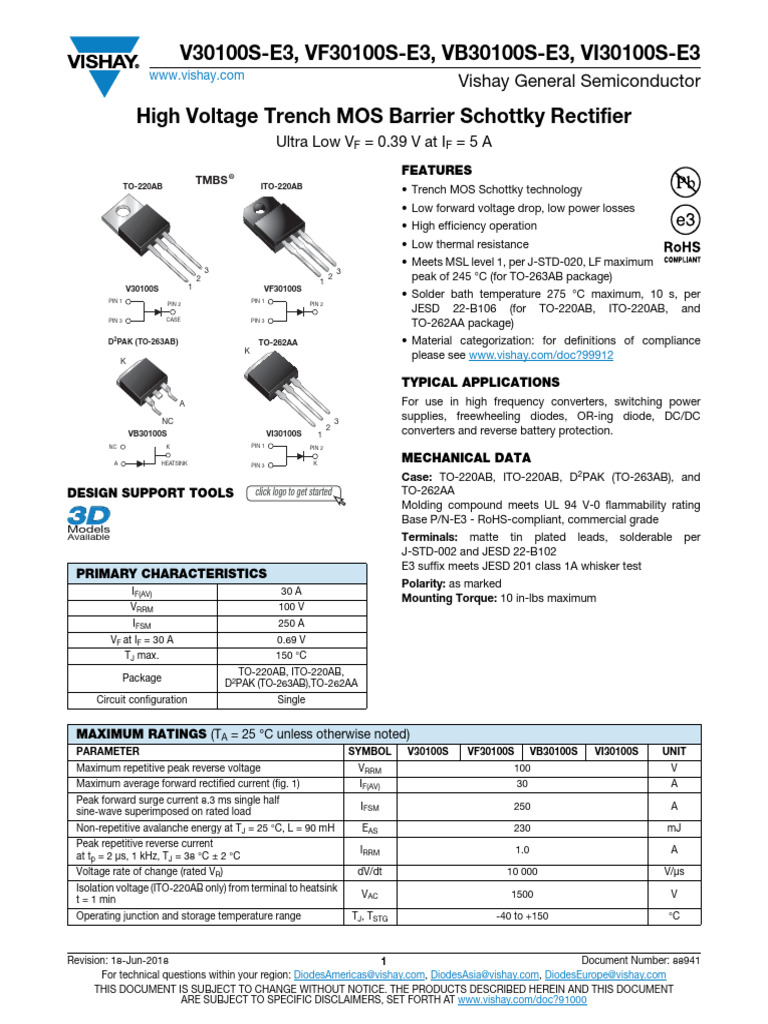 Vish S A0005971870 1 | PDF