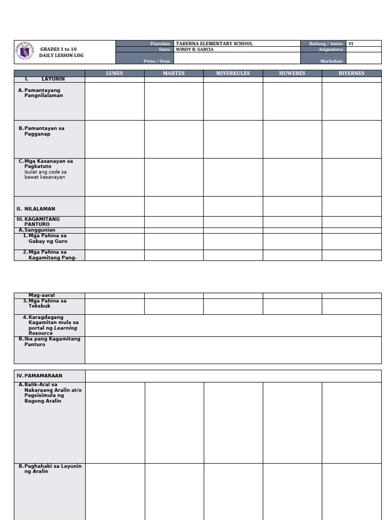 GRADES 1 to 10 DLL | PDF