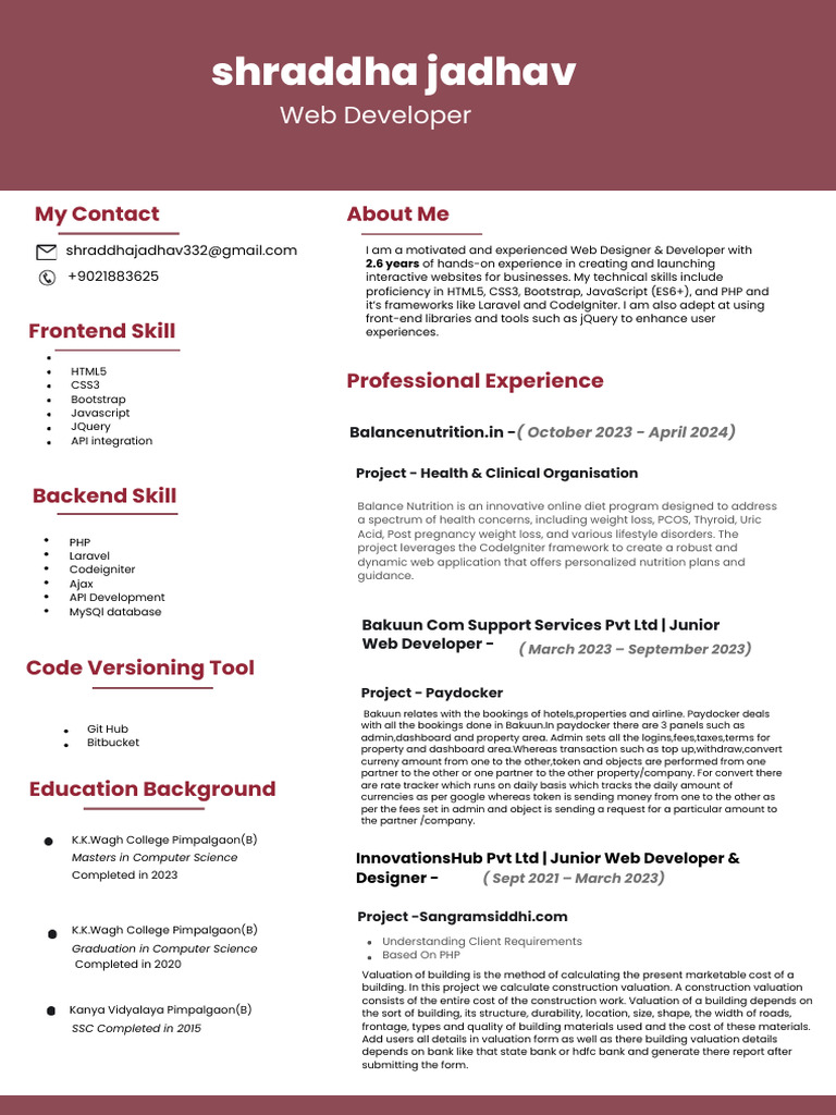 shraddha_resume_2.6 | PDF