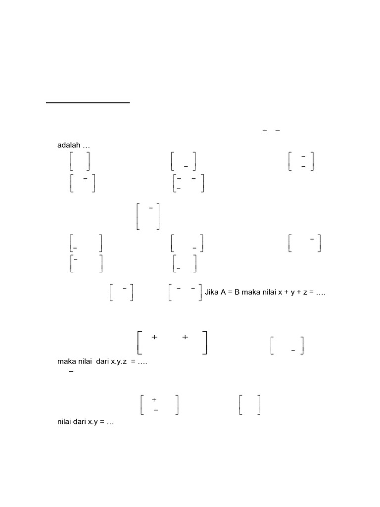 Mengenal Matriks | PDF