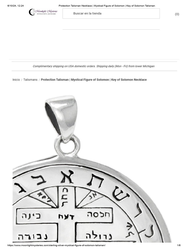 Buscar en La Tienda: Protection Talisman - Mystical Figure of Solomon ...