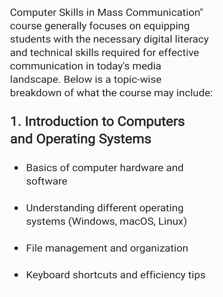 Computer Notes 1 | PDF