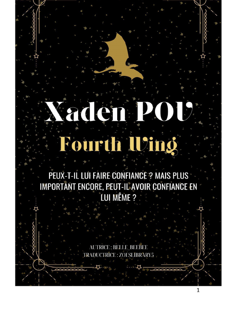 Xaden POV - Fourth Wing | PDF
