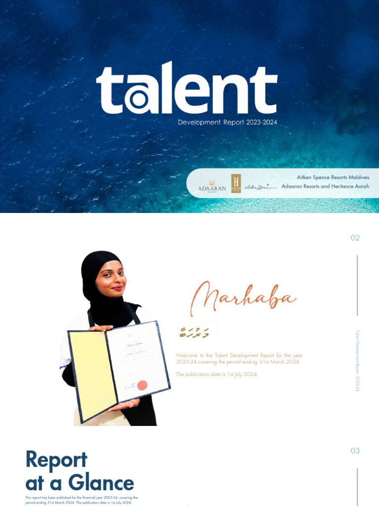 Talent Development Report 2023 - 24 | PDF