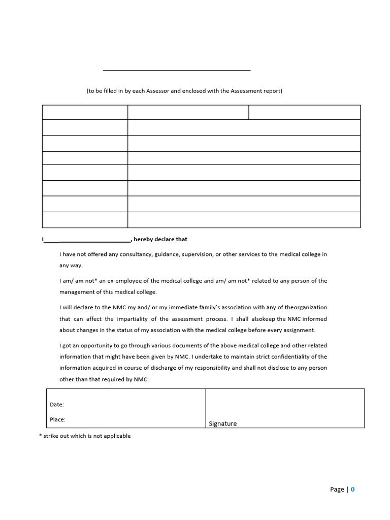 5.3 Self Declaration Form | PDF