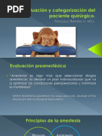 Protocolo Anestésico y Clasificación ASA | PDF | Anestesia | Cirugía