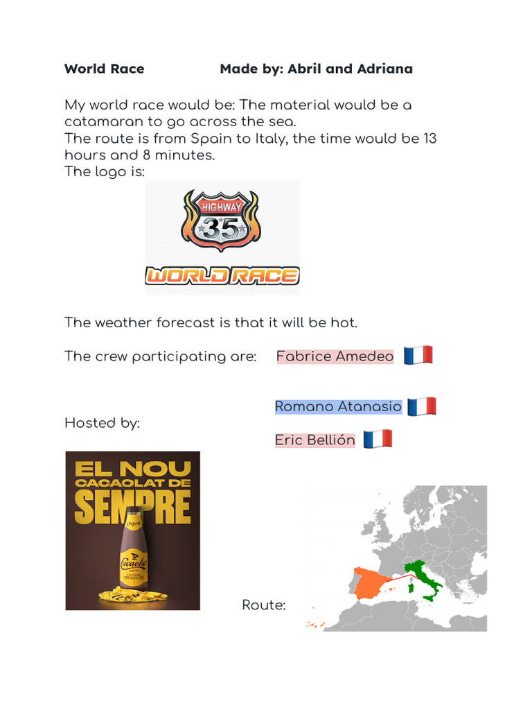 World Race | PDF