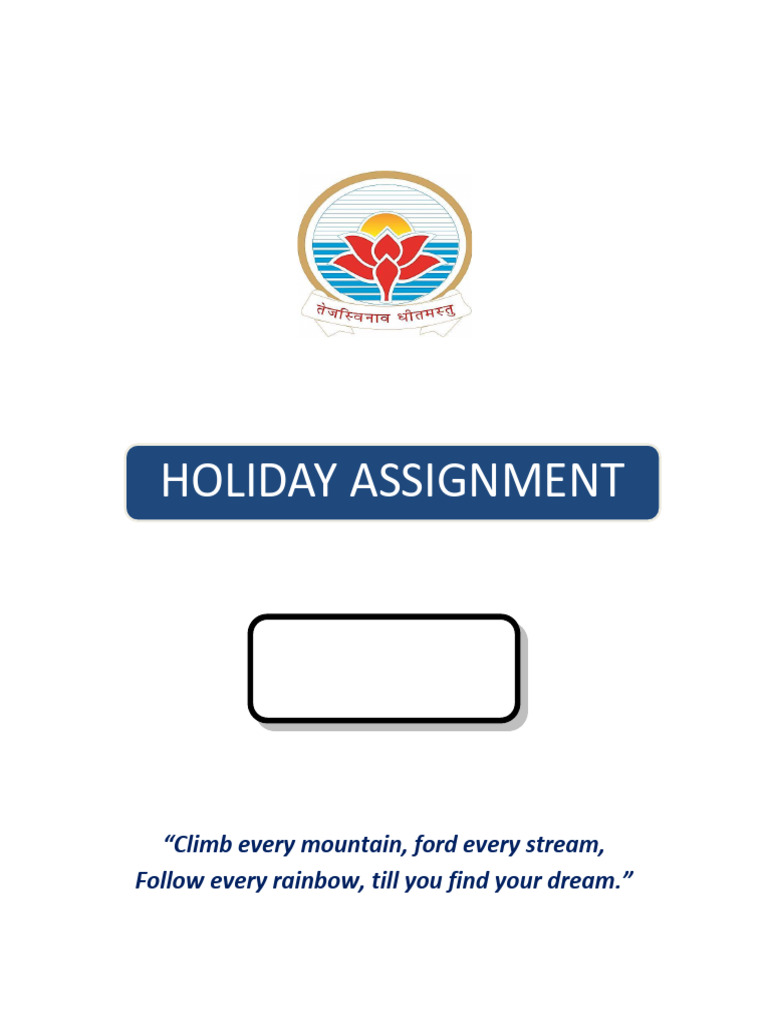 Class - Vii Holiday Assignment | PDF