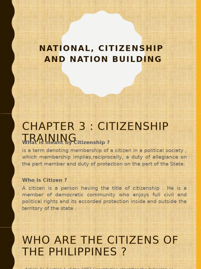 Group-3-Citizenship-Training | PDF