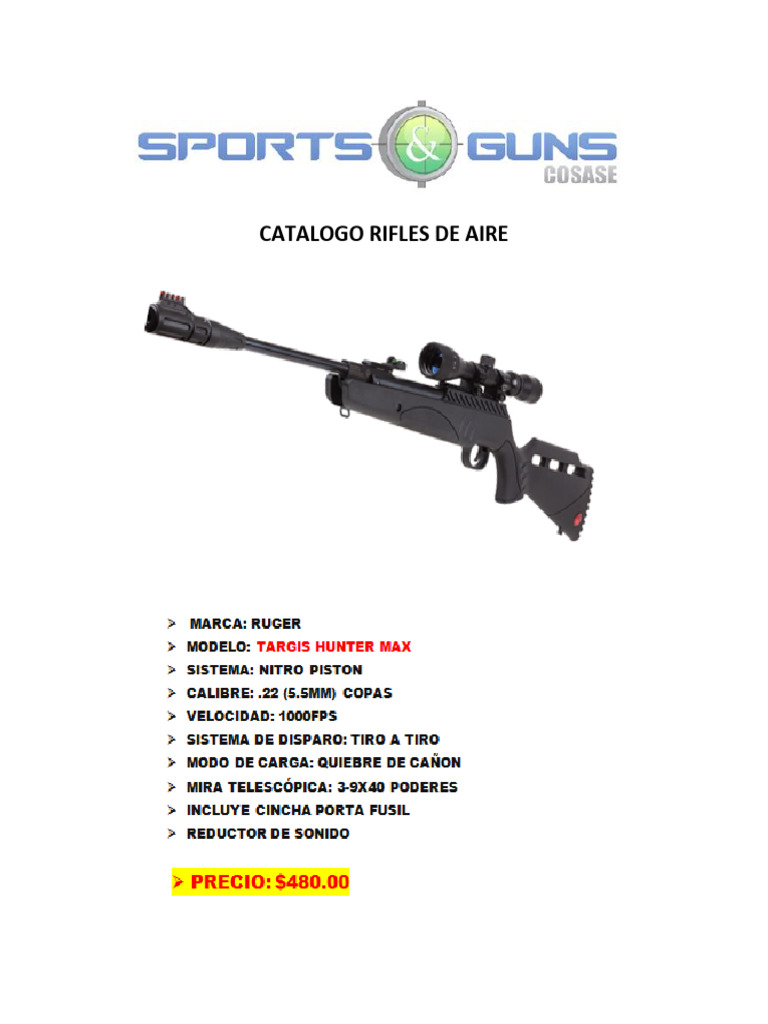 Catalogo Rifles de Aire 2022 | PDF
