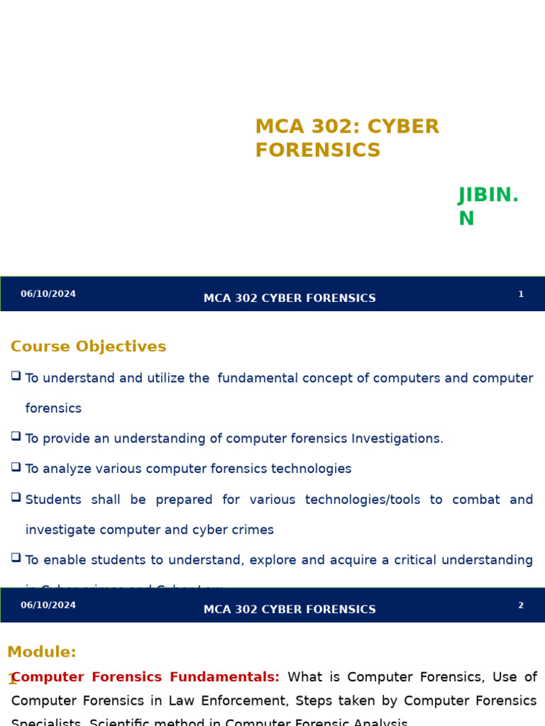 Module 1 PPT Notes | PDF