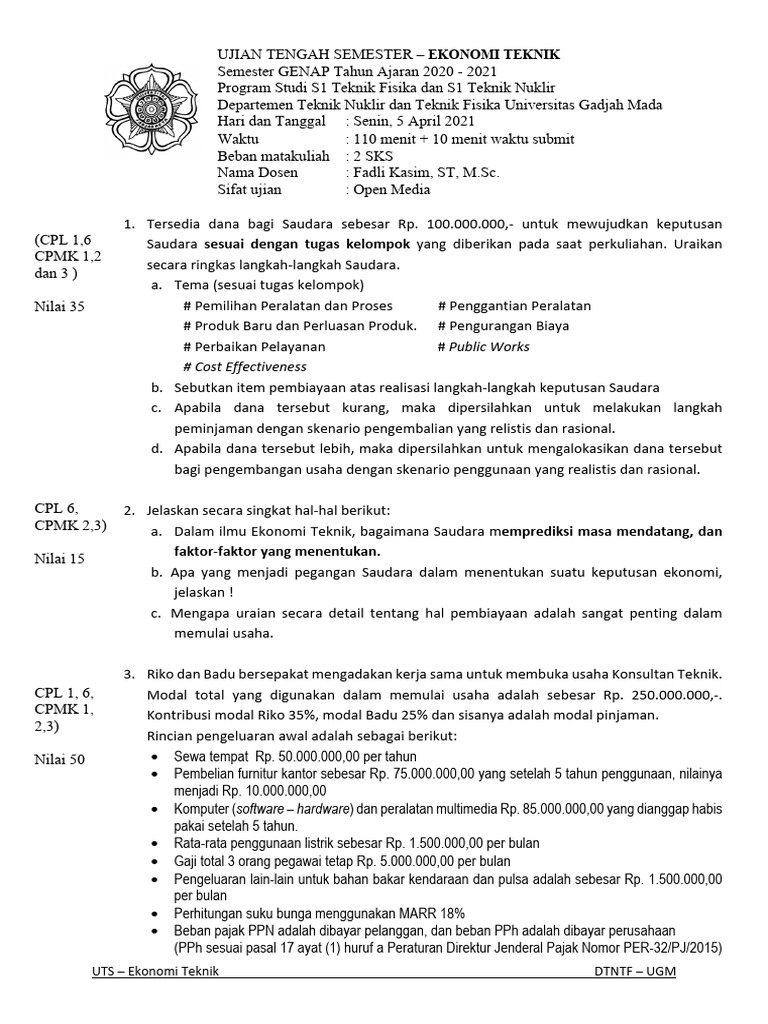 2021 UTS Ekotek | PDF