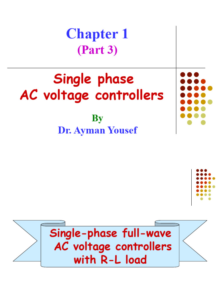 Ch1 AC voltage controllers_Part 3 | PDF