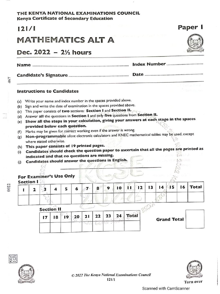 Mathematics P1-Compressed | PDF