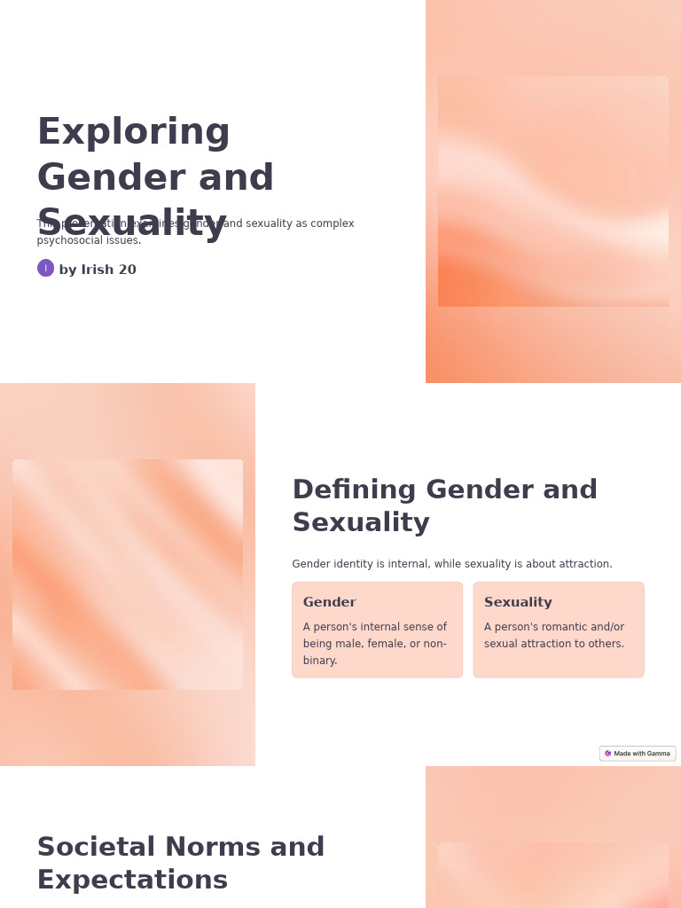 Exploring Gender and Sexuality | PDF