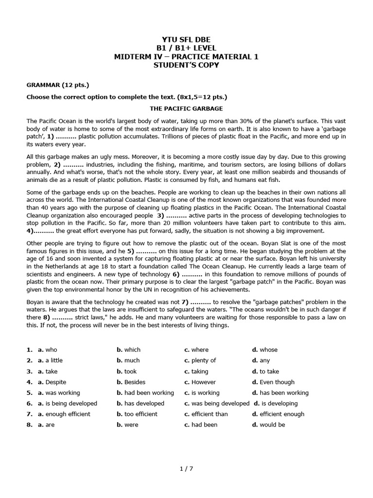 Midterm IV Practice 1 - SC | PDF