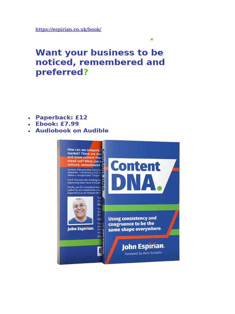 Content DNA Book | PDF