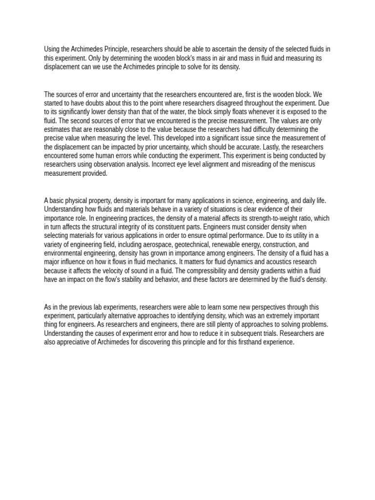 experiment 6 fluids | PDF