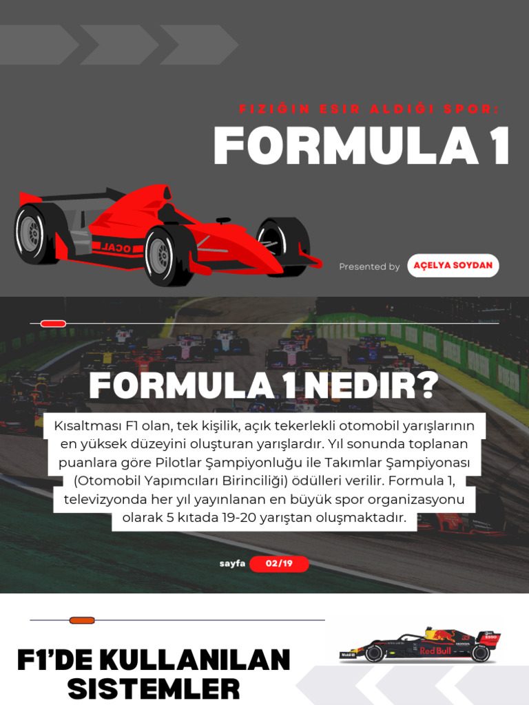Formula 1: Temel Bilgiler ve Sistemler | PDF | Formula One | Grand Prix ...