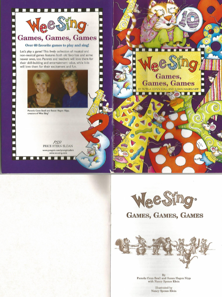Wee Sing - Games, Games, Games by Pamenla Conn Beall and Susan | PDF